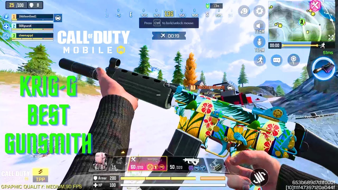 Krig - 6 Best Gunsmith,Call Of Duty Mobile,Battle Royale Gameplay,Codm ...