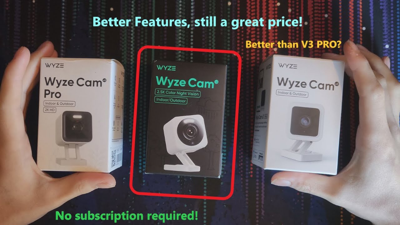 Wyze cam V4 BIG UPGRADES (vs V3/ V3 PRO) - YouTube