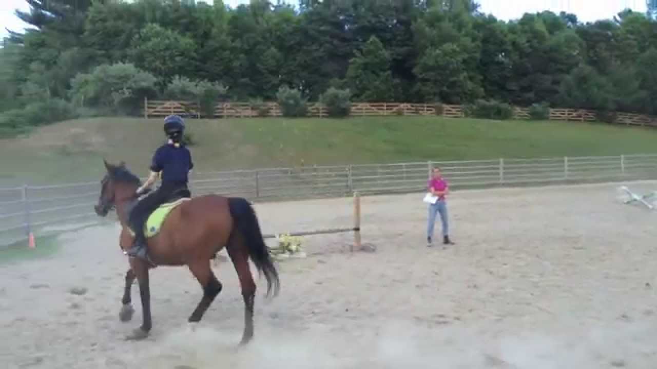 Casey Earns Her D2 Rating for U.S. Pony Club - YouTube