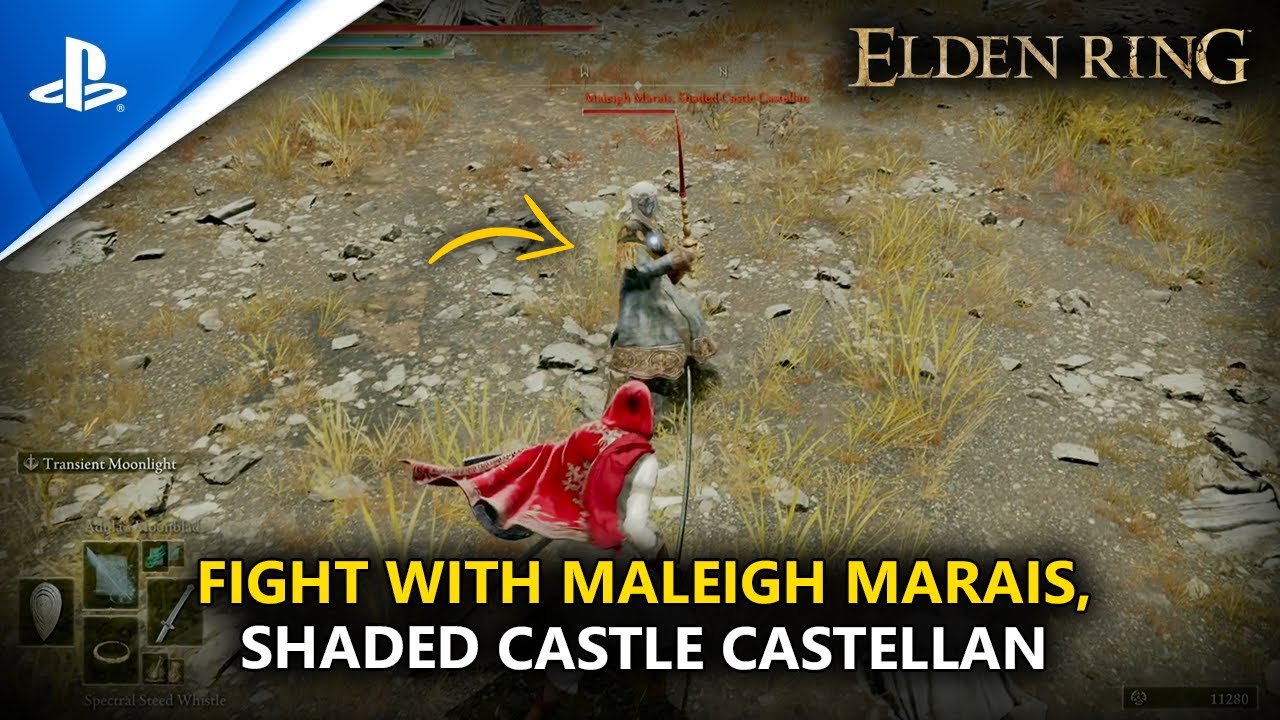 ELDEN RING | Secret Enemy - Maleigh Marais, Shaded Castle Castellan ...
