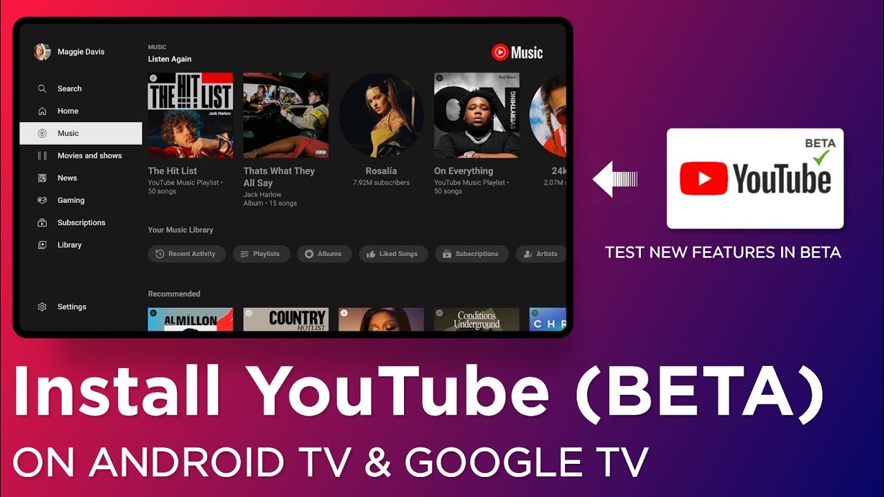 How To Install YouTube Beta on Android TV & Google TV | Test New ...