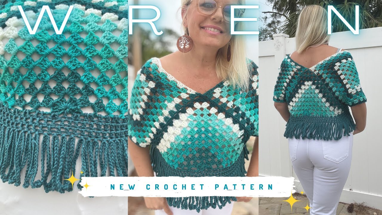 Wren Crochet Motif Pattern Crochet Along Part 2 of 3 - YouTube