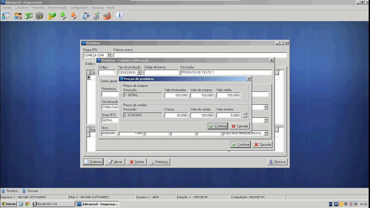 Demonstração básica do software Advanced - YouTube