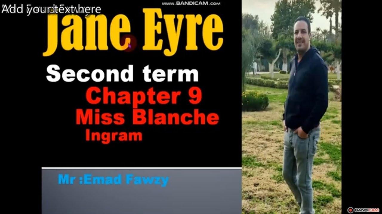 Jane Eyre Chapter 9 second term الفصل التاسع ترم ثاني - YouTube