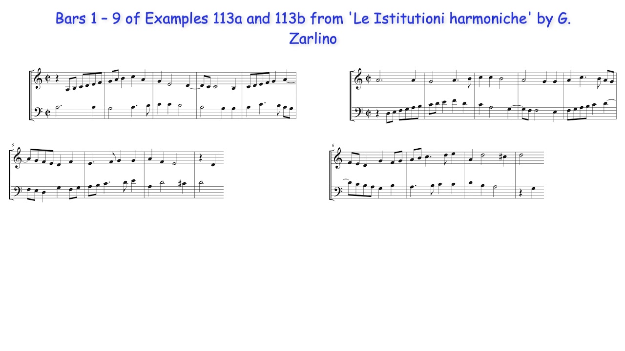 Use of Invertible Counterpoint In Renaissance Music - YouTube