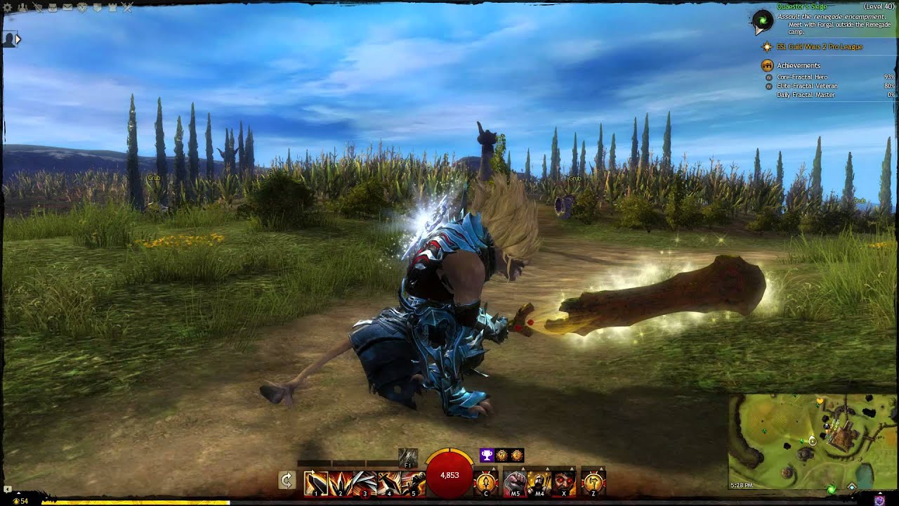 GW2 - Gold Fractal Greatsword - YouTube