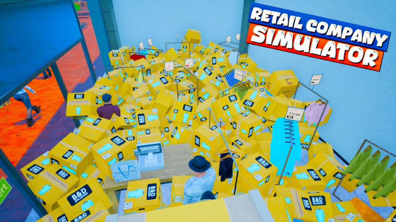 Invasion De Cartons ! | Retail Company Simulator - YouTube
