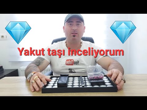 Yakut taşı inceleme ve testi