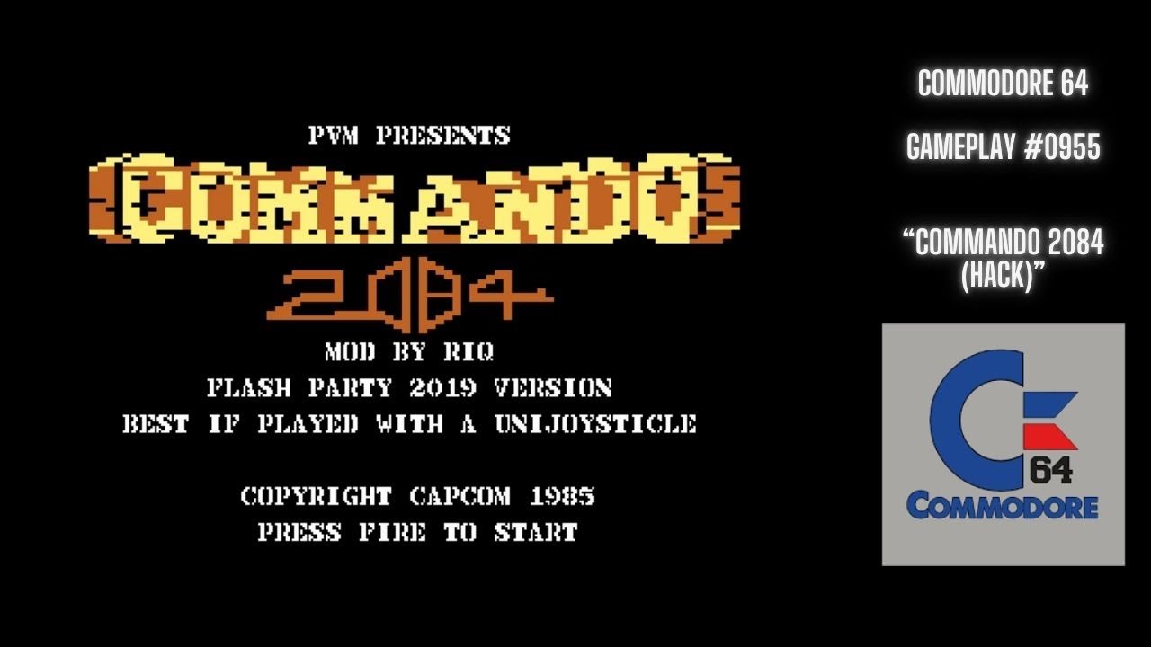 Commando 2084 (Hack) (Commodore 64 / Gameplay #0955) - YouTube