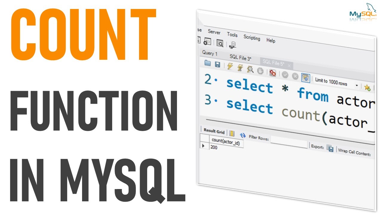 How To Use The Count Function In Sql Sql Aggregate Functions Tutorial 6180