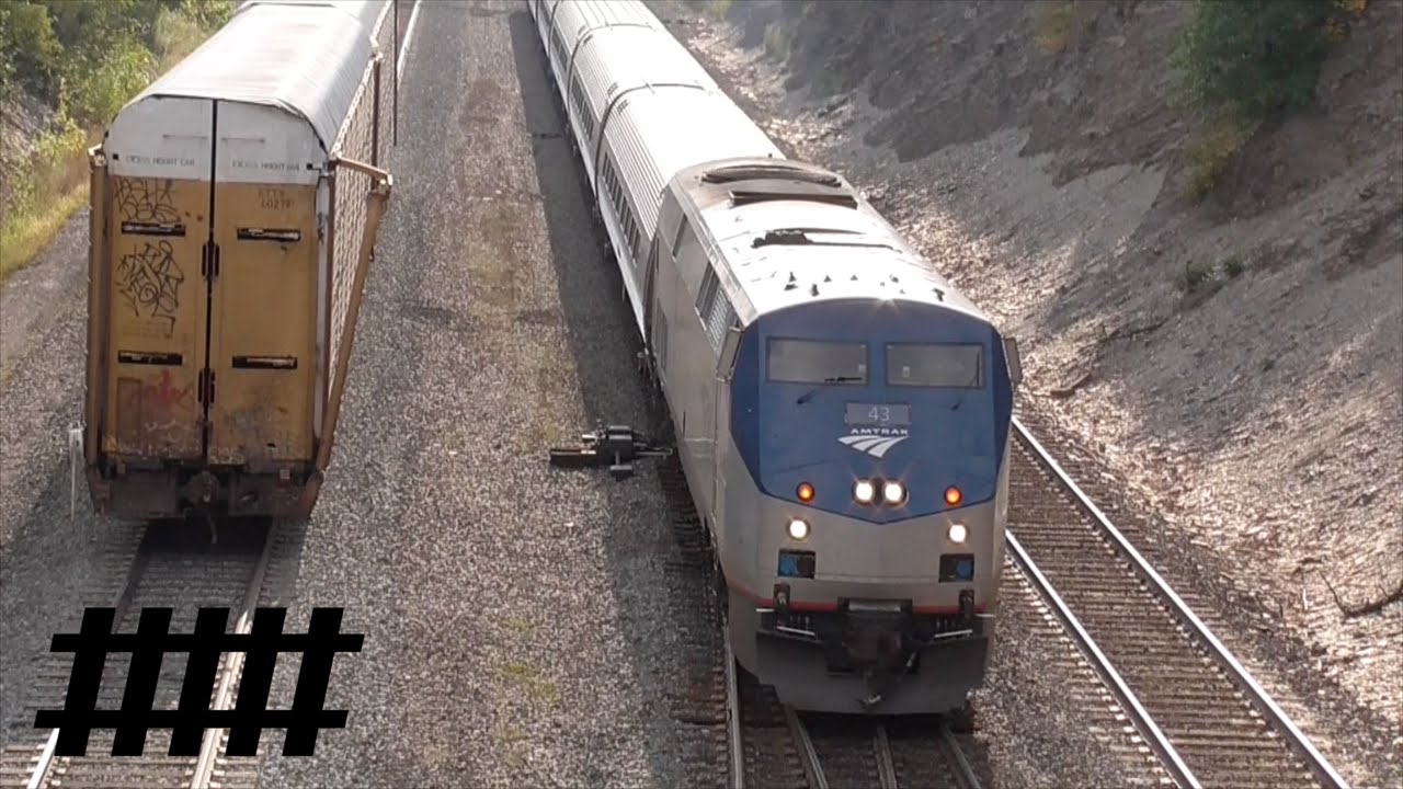 Amtrak Genesis #43 Passes Slowly Through Altoona the Day After the ...
