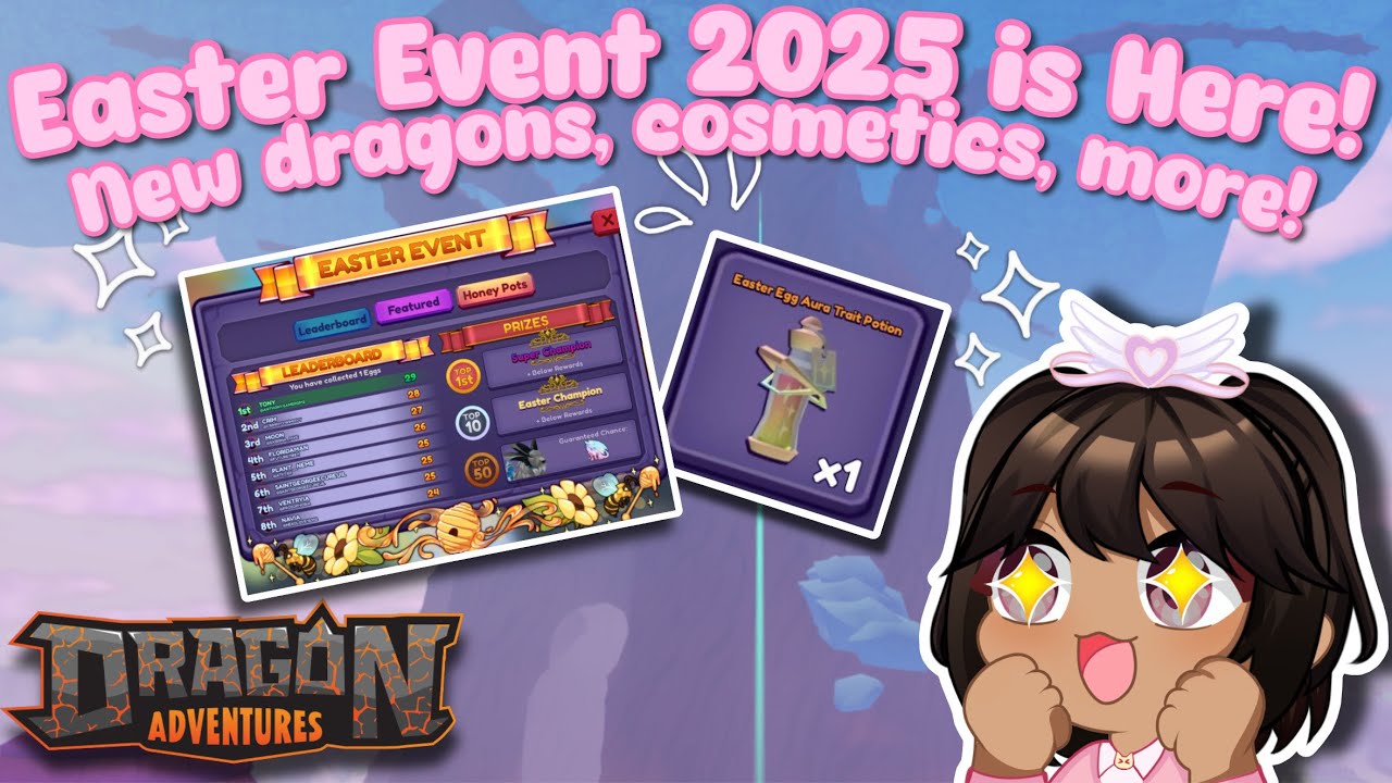 Easter Event 2025 is Here! *New Cosmetics+More!* (Dragon Adventures ...
