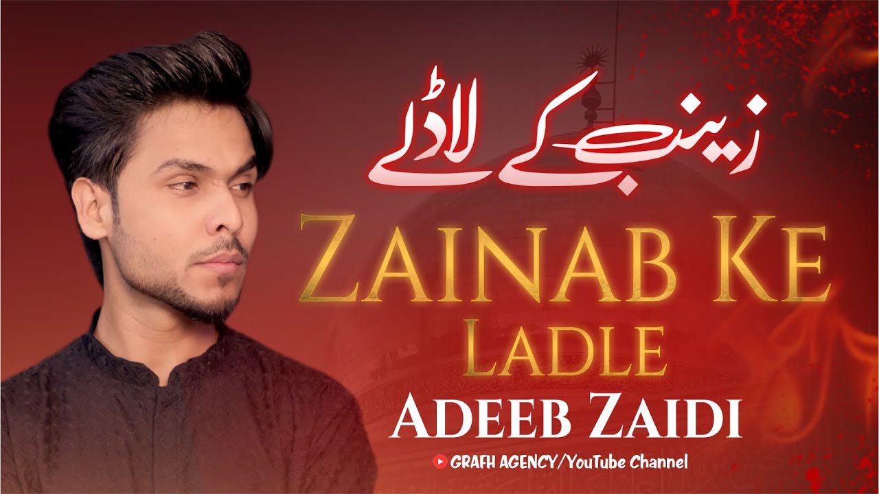 Zainab Ke Ladle | Aon o Mohammad | Adeeb Zaidi | Shahid Kamal | #noha ...