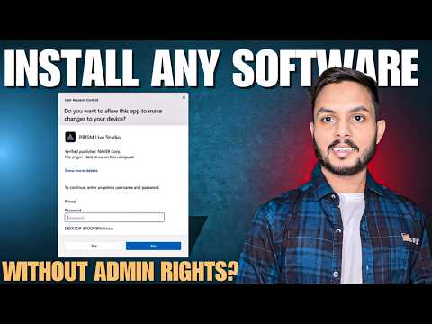 How To Install Any software without Admin Rights 2024 | Install Any App without Admin privileges