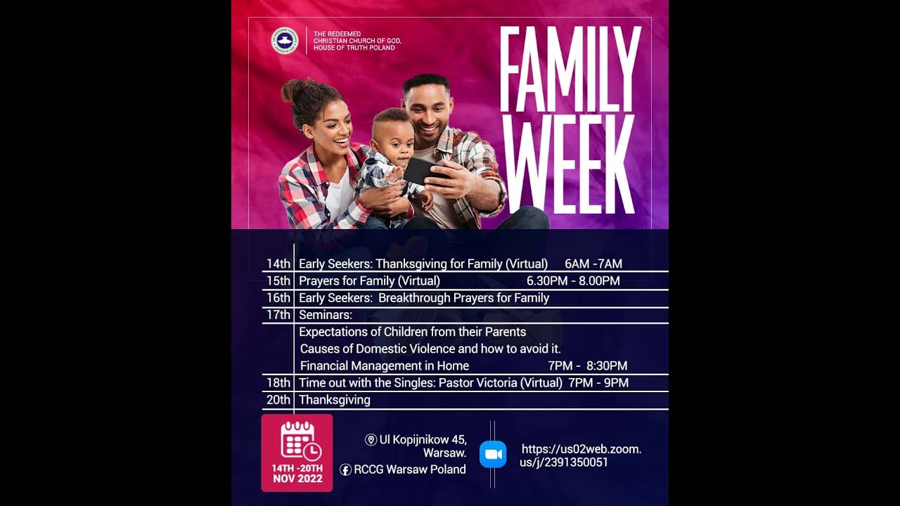 Family Week - SEMINAR (17/11/2022) - YouTube