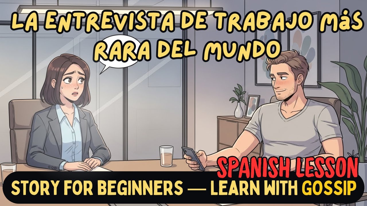 Stories to improve your Spanish | La Entrevista de Trabajo Más Rara del ...