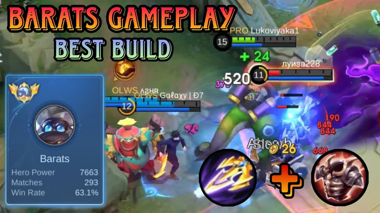 Barats Global Gameplay And Show The Best Build 2024 And Emblem In New ...