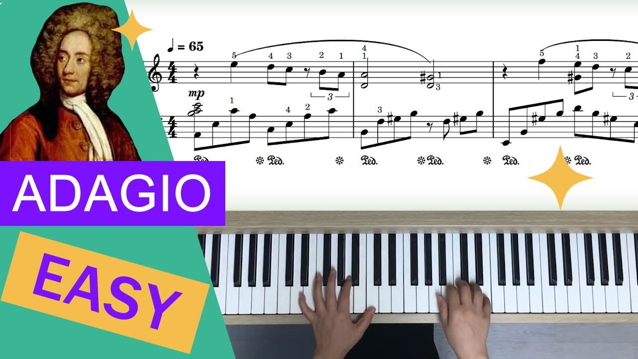 Albinoni Adagio | Easy Piano Songs for Beginners - YouTube