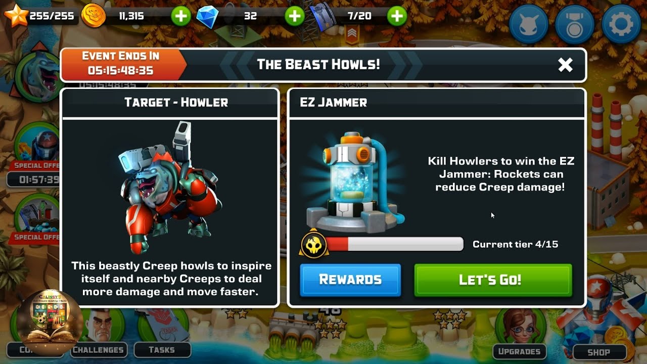 The Beast Howls - Alien Creeps TD / Easy - Medium - Heavy / Level 01-03 ...