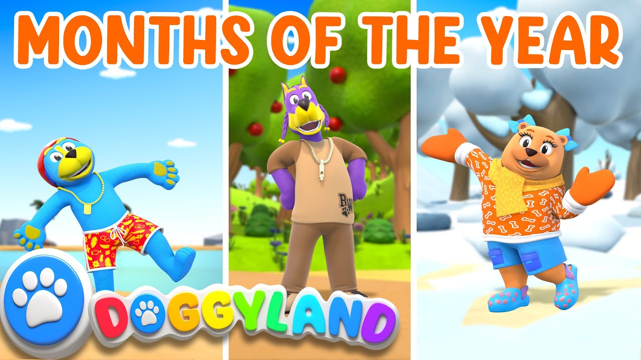 Months Of The Year | Doggyland Kids Songs & Nursery Rhymes by Snoop ...