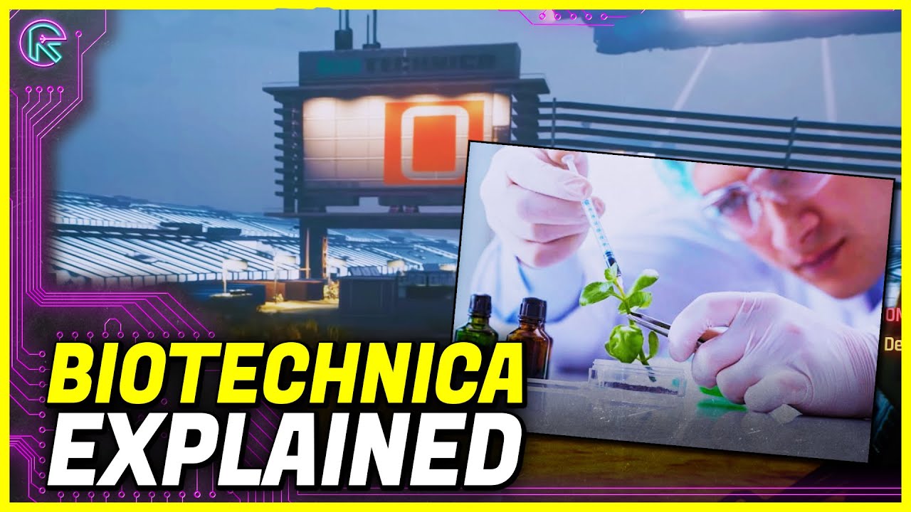 Cyberpunk 2077 - Biotechnica EXPLAINED under 4 minutes - YouTube
