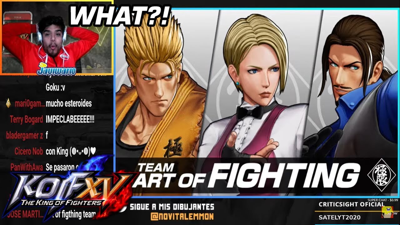 WHAT?! RYO, ROBERT Y KING FORMAN EL AOF TEAM EN KOF XV! ! | REACCIÓN ...