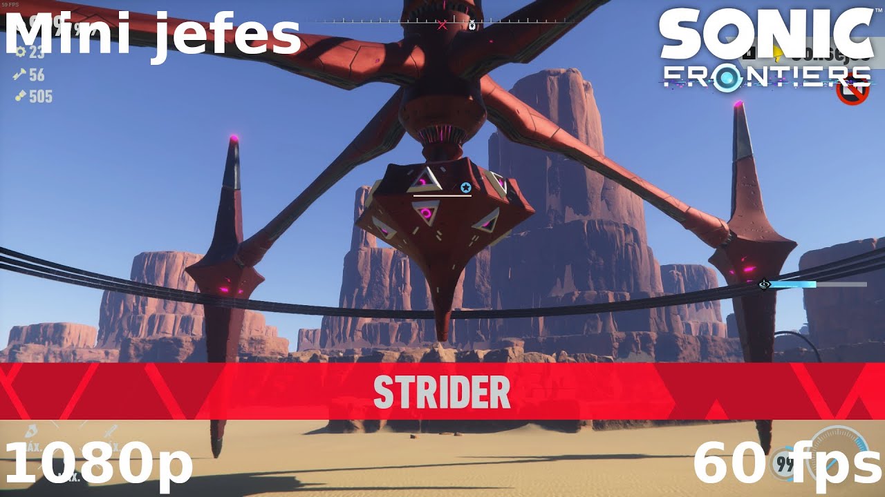 Sonic Frontiers [PC] | Jefes | Difícil | Ares | Strider | Sonic ...