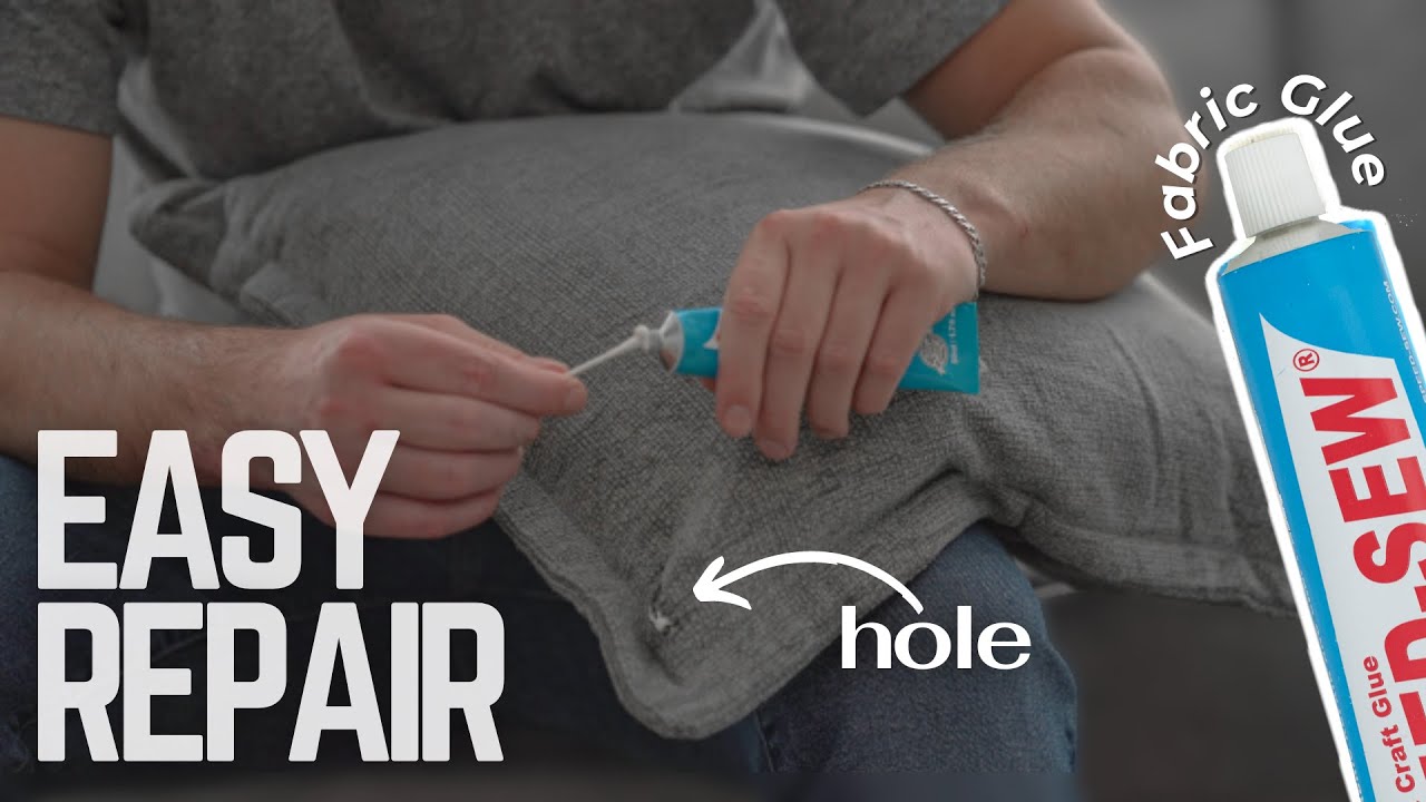 How to Fix Your Favorite Pillow with Speed-Sew (DIY Pillow Repair ...
