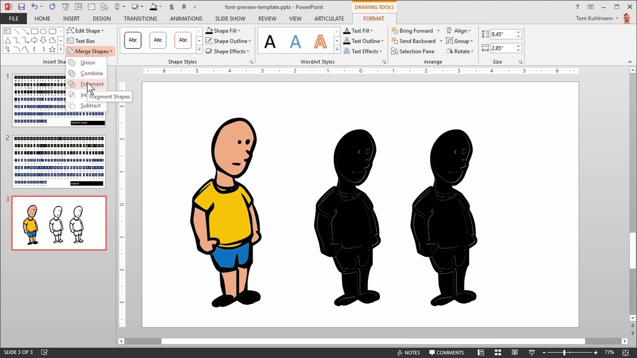 Create custom images using free fonts and PowerPoint - YouTube