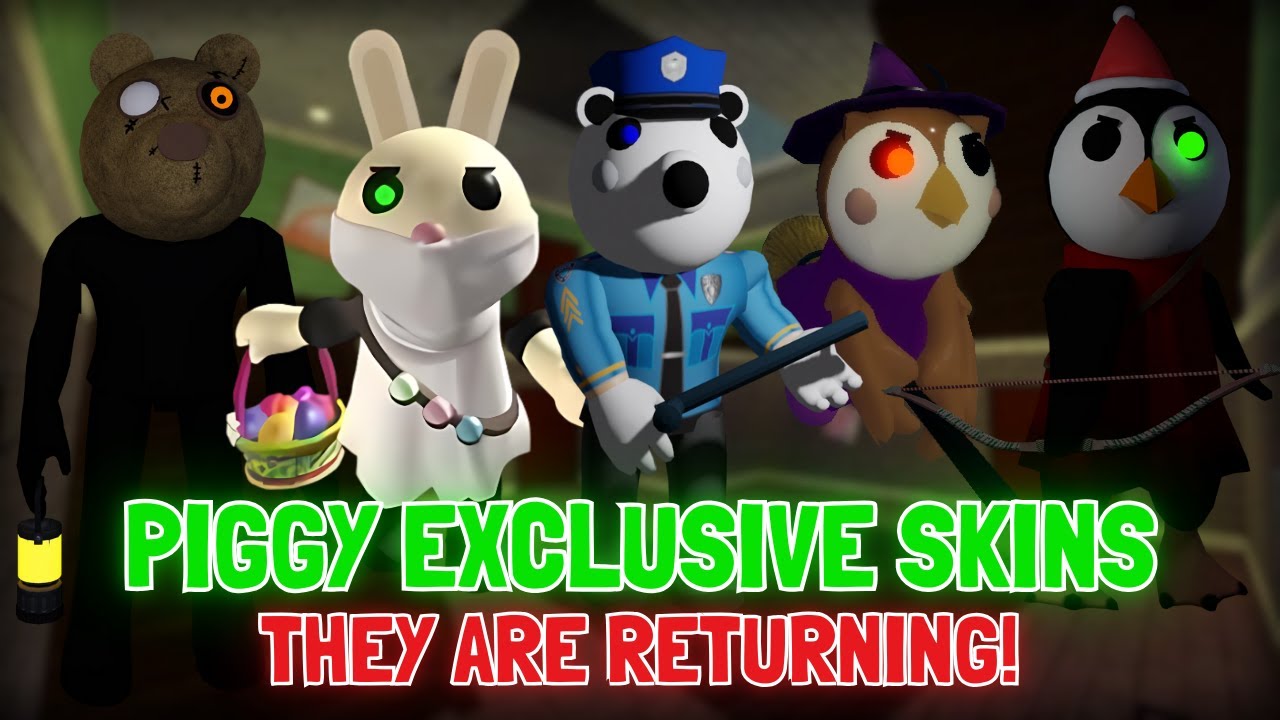 EXCLUSIVE PIGGY SKINS ARE RETURNING SOON + NEW PIGGY UPDATE THIS MONTH ...