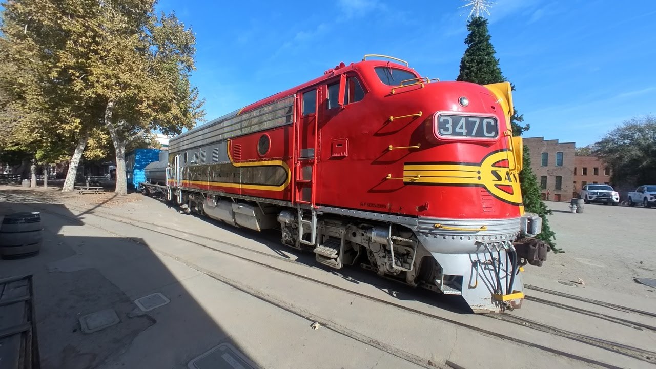 Up Close with Iconic Locomotives: Old Sac Town California (2024) - YouTube