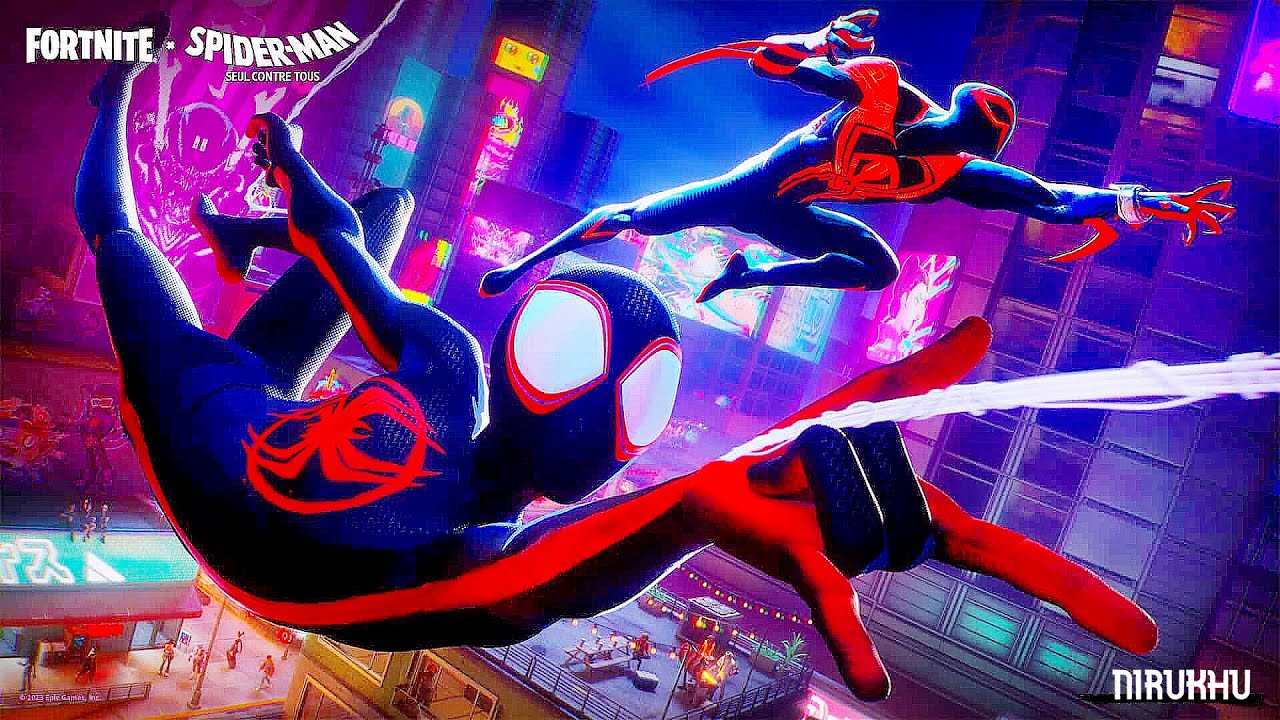 Fortnite x Spider-Man Across The Spider Verse Official Trailer - YouTube