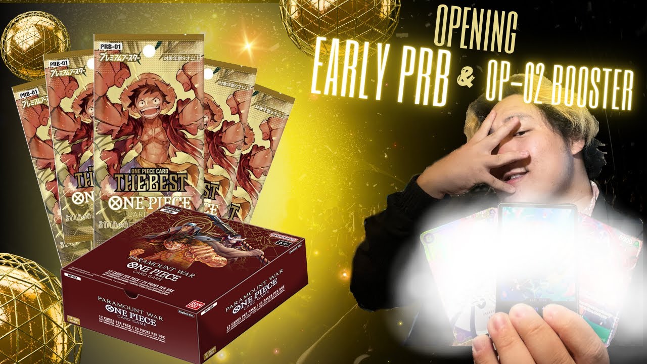 NEVER OPENING OP-02 AGAIN!! Early PRB-01 & OP-02 One Piece TCG Booster ...