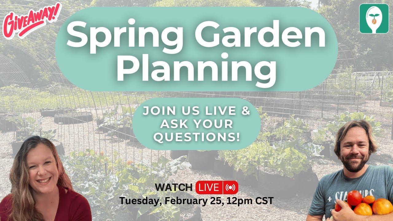 Spring Garden Planning: Join Us Live & Ask Your Questions! - YouTube
