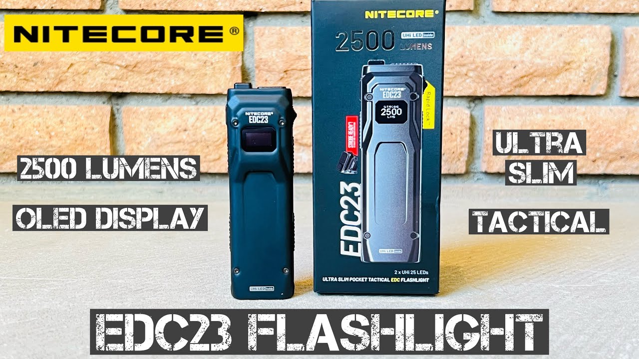 Nitecore EDC23 (The Perfect Pocket Carry Flashlight?) - YouTube