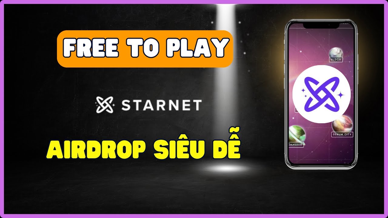StarBase Nền Tảng Airdrop Mới Ra Mắt 2024 Còn Cơ Hội | Starnet Review - YouTube