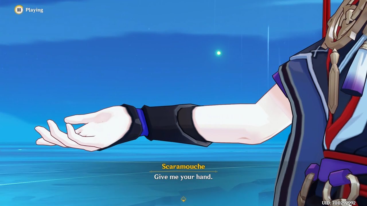 Scaramouche and Lumine holding hands! [ Genshin Impact ] - YouTube