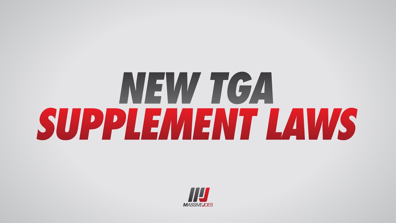TGA Sports Supplement Declaration Laws Explained - YouTube