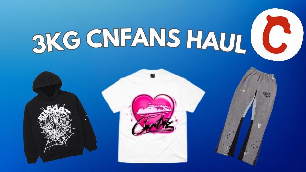 3kg cnfans haul to Spain || Spider, corteiz, gallery dept, amiri ...