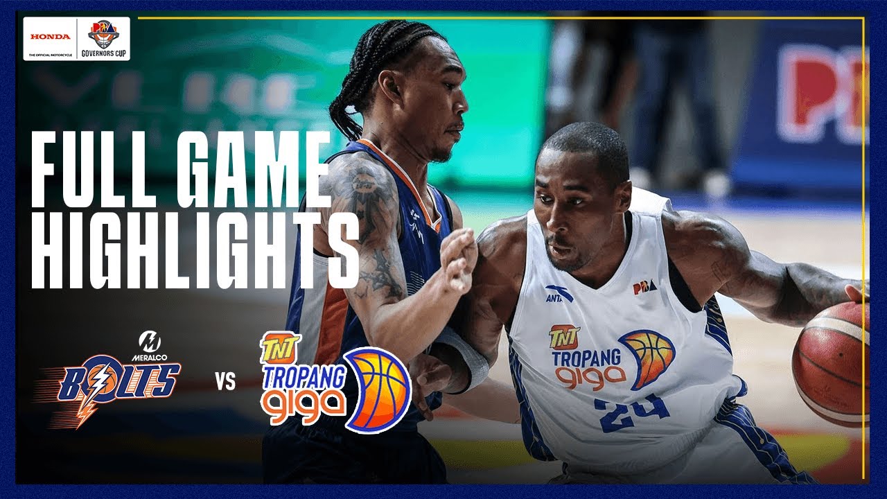 MERALCO vs. TNT | FULL GAME HIGHLIGHTS | PBA SEASON 49 GOVERNORS' CUP ...