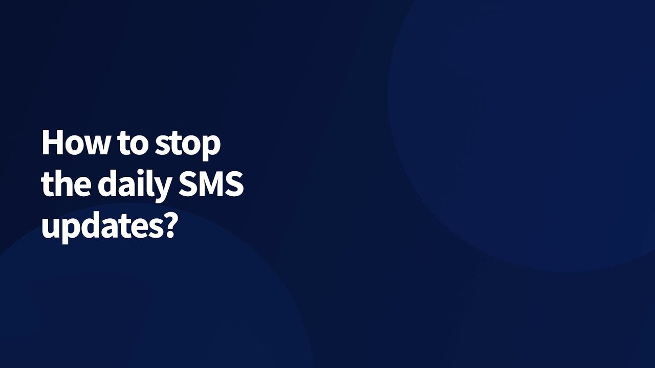 How to stop the daily SMS updates | PagarBook - YouTube