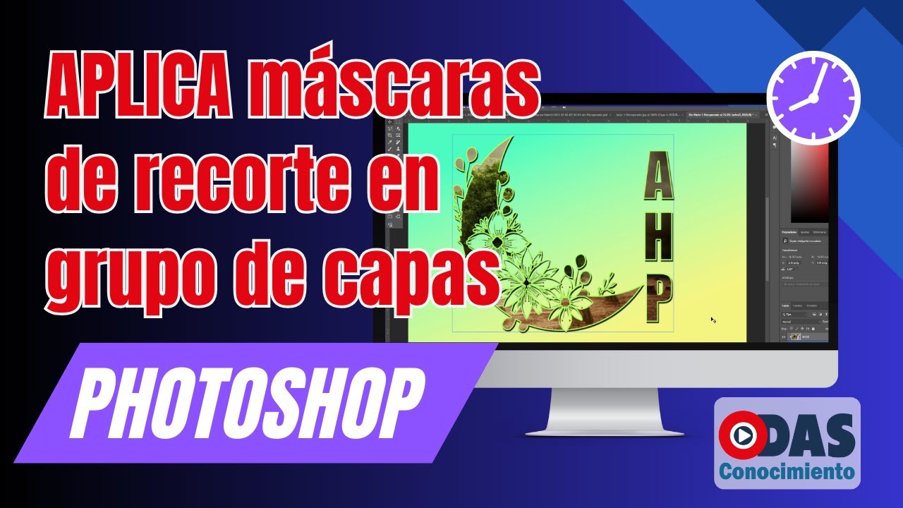 Cómo aplicar máscaras de recorte en Photoshop con grupos de capas ...