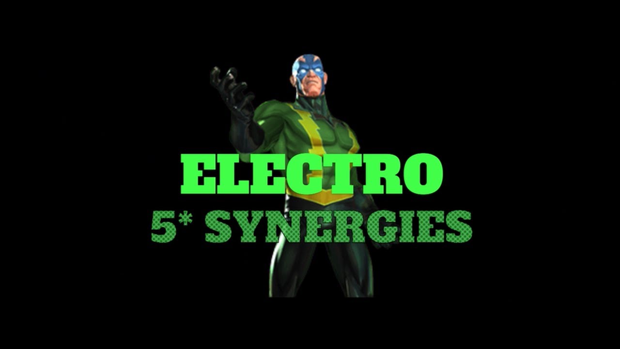 Electro. 5 Star Synergies / How to synergize in MCOC - YouTube