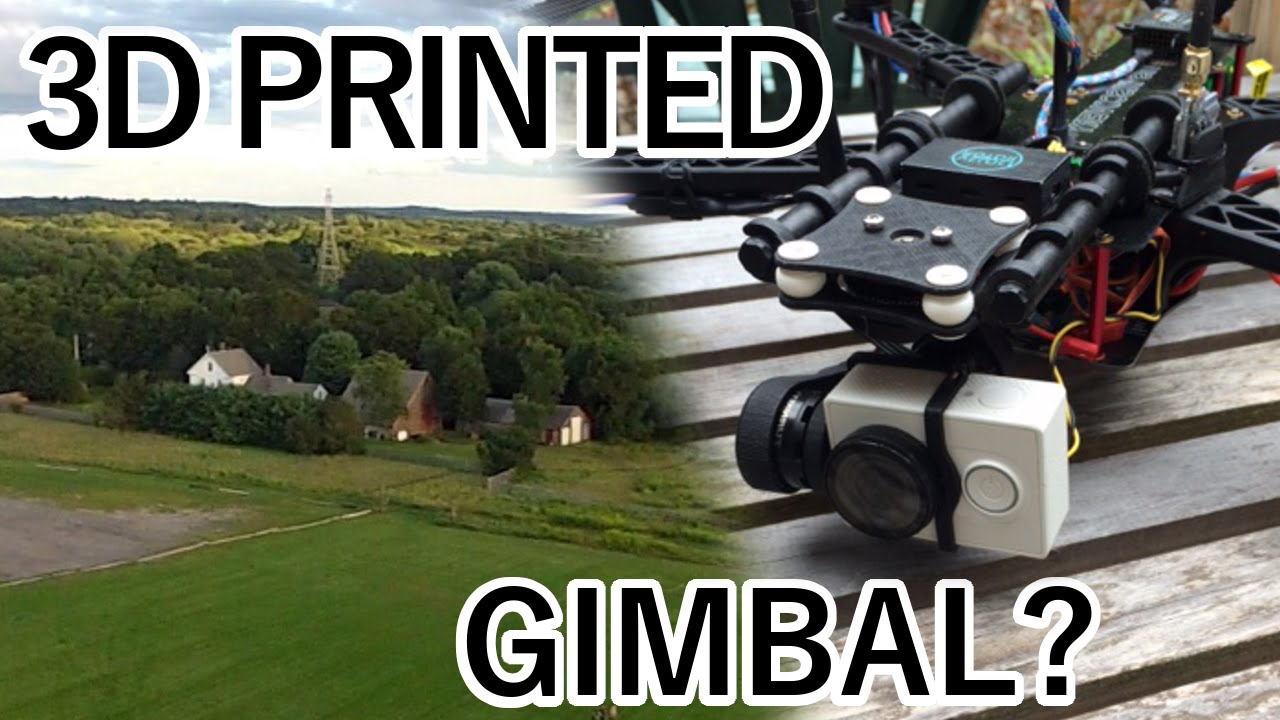 3D Printed 3-Axis Gimbal Testing | Storm32 BGC | TBS Discovery Three ...