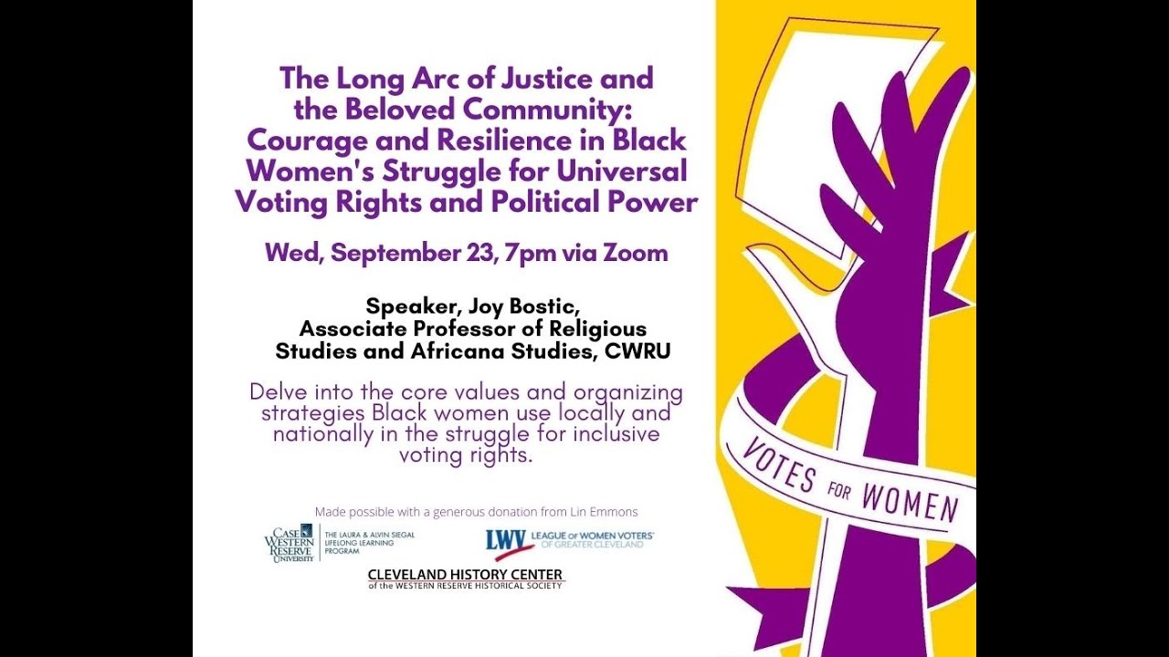 "The Long Arc of Justice and the Beloved Community" by Joy Bostic, CWRU ...
