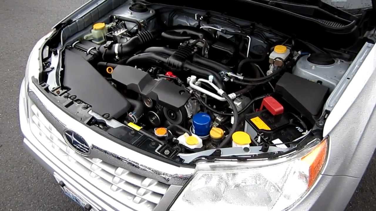 2011 Subaru Forester 2.5X, silver - Stock# 606590 - Engine - YouTube