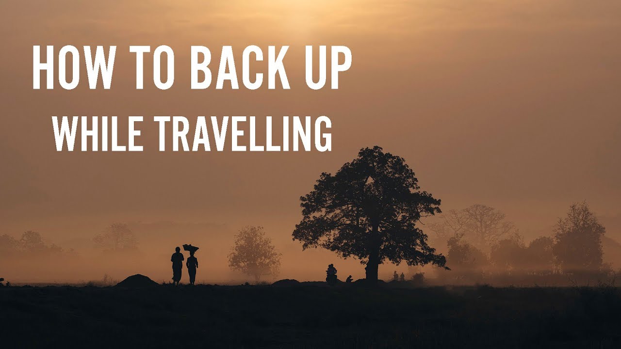 How to Backup Your Photos While Travelling - YouTube