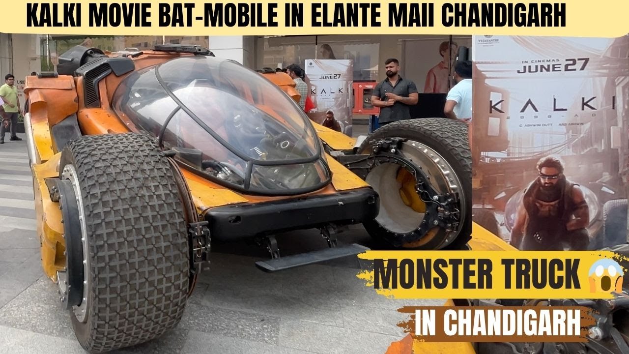 MONSTER TRUCK IN CHANDIGARH 😱 | CARS KA BAAP | KALKI MOVIE BUJJI CAR ...
