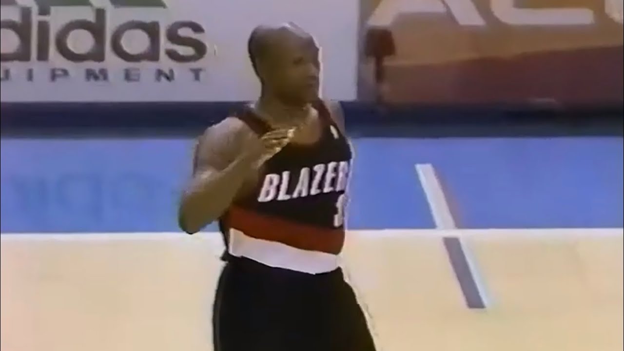 Terry Porter Trail Blazers 31pts vs Warriors (1992) - YouTube
