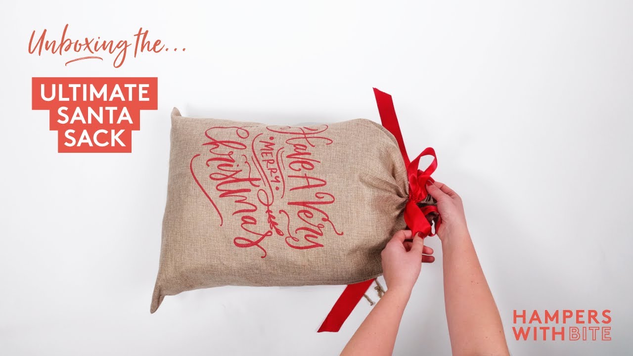 The Ultimate Santa Sack | Hampers With Bite | 2020 Christmas Range ...
